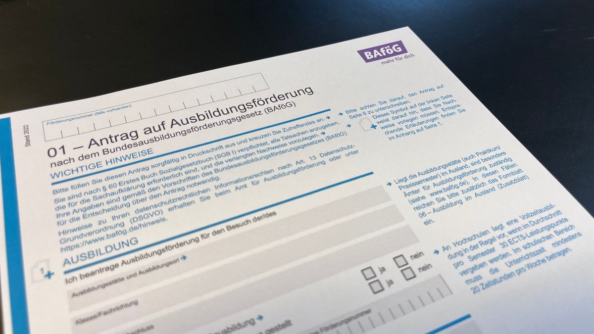 Bafg Antrag Fr Ausbildung