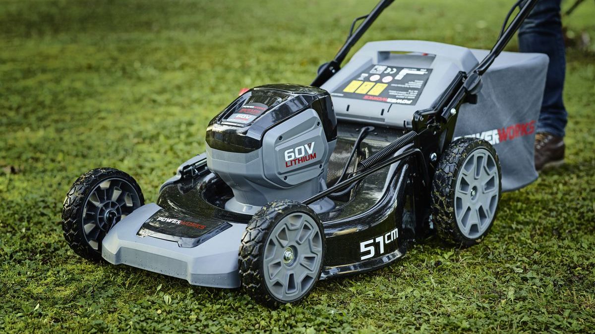 Powerworks: 60V Akku-Mäher | Gabot.de
