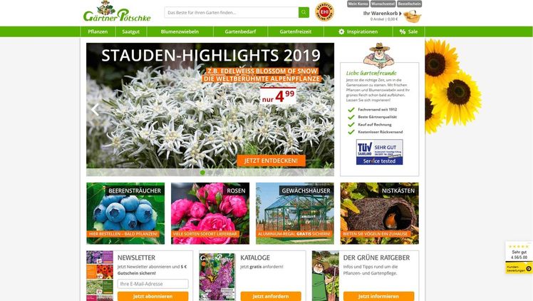 Gärtner Pötschke: Garten- und Pflanzenversand stellt sich neu auf ...