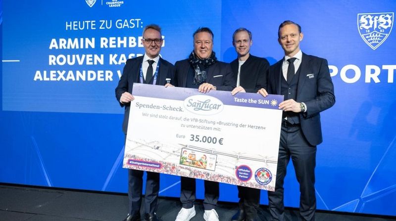 SanLucar und VfB Stuttgart: 35.000 Euro für den guten Zweck | Gabot.de